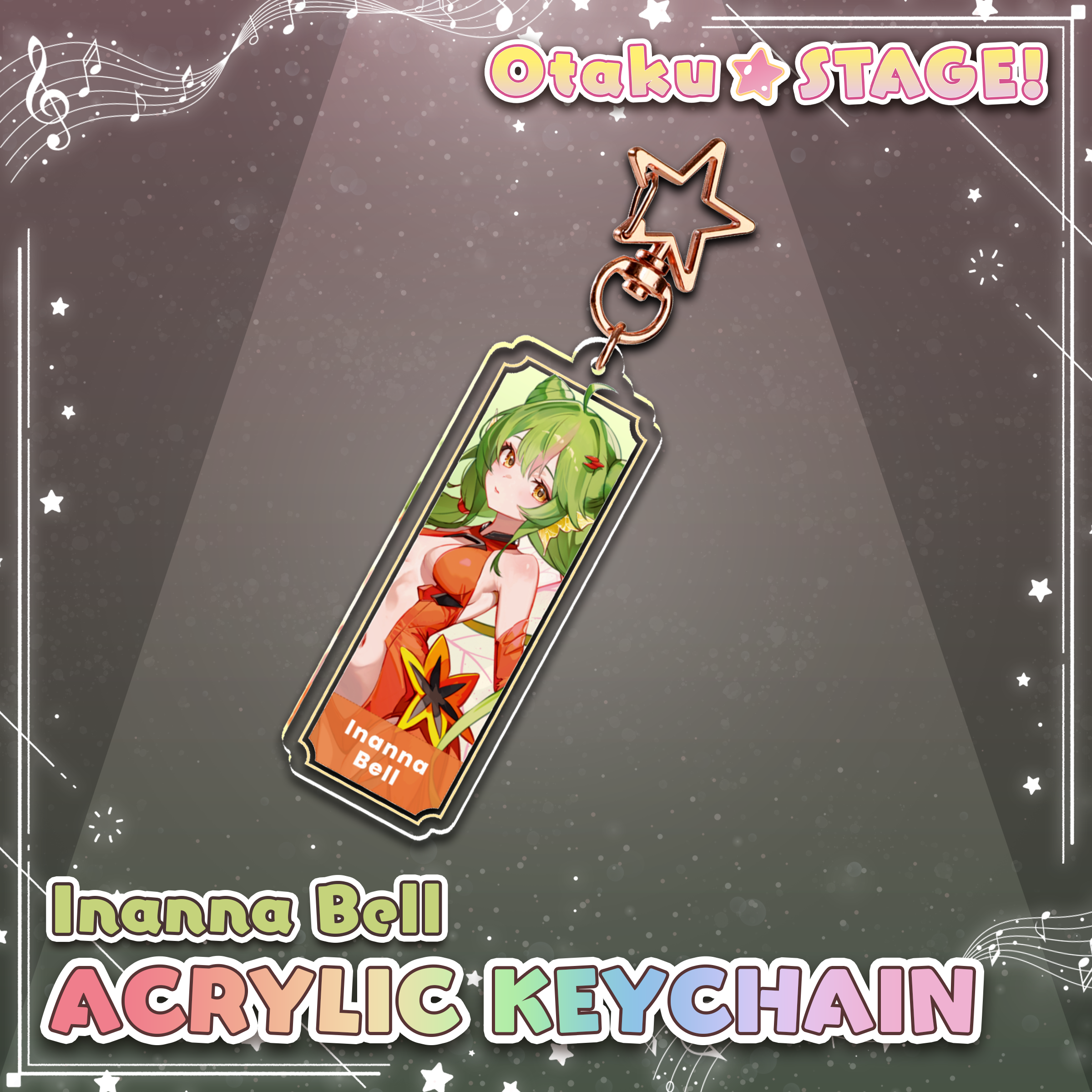 Inanna Bell : Otaku Stage Acrylic Keychain – Kawa Entertainment