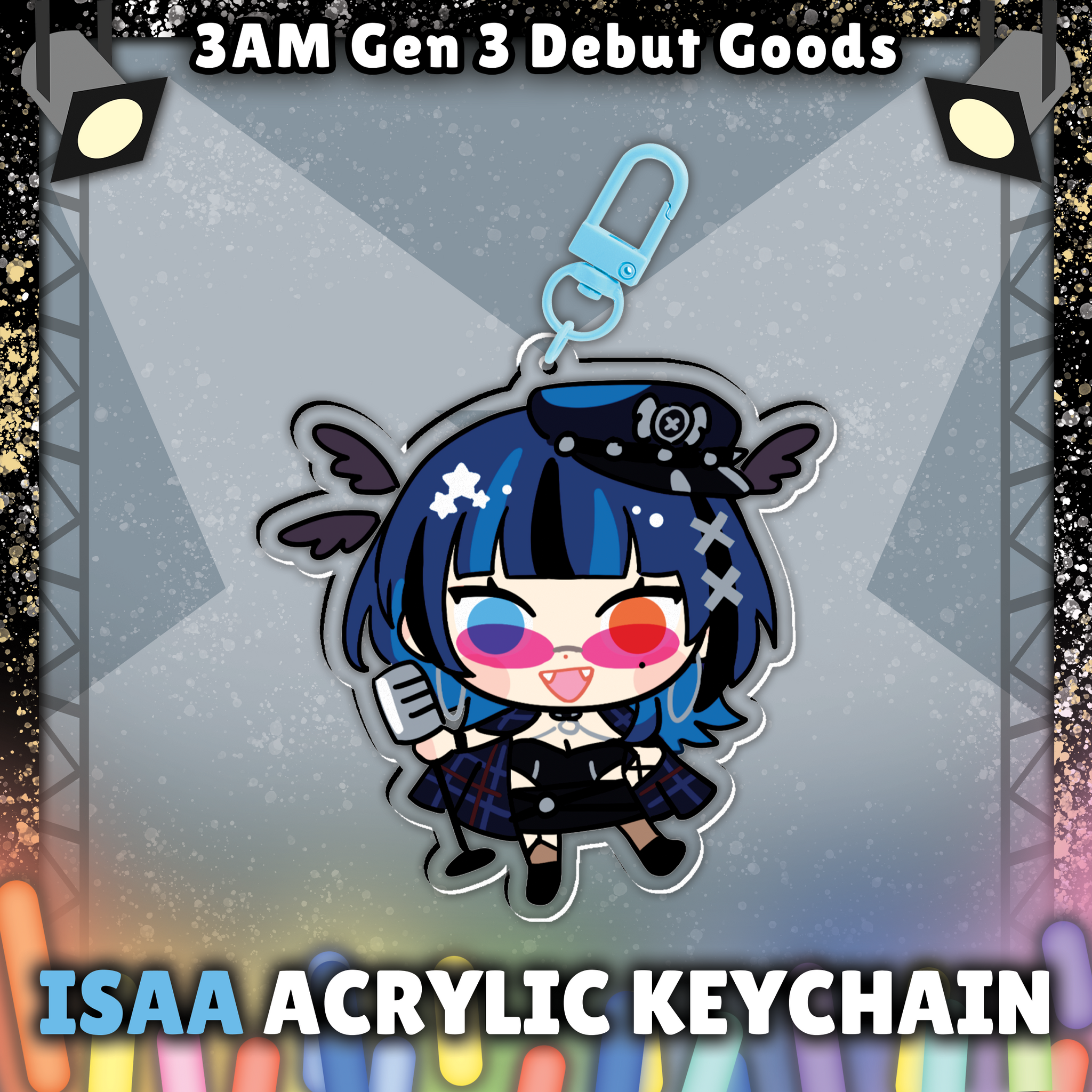 3 AM : RockStar Isaa Chibbers Keychain – Kawa Entertainment