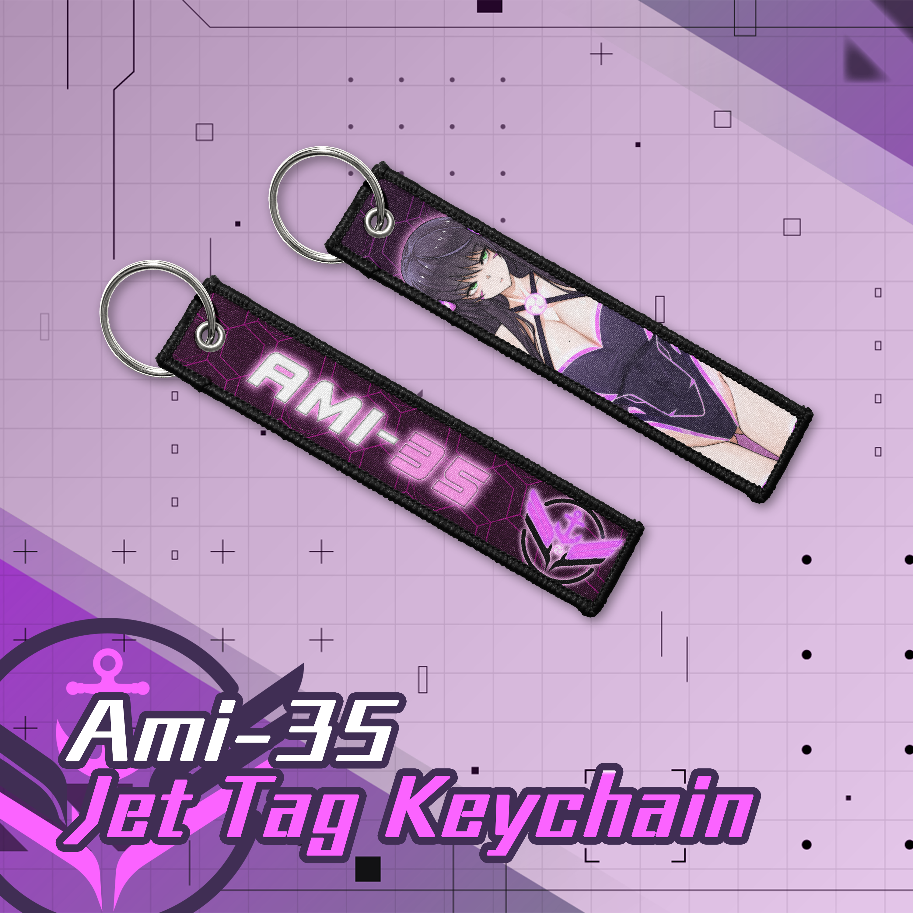 Ami-35 : Jet Tag Keychain – Kawa Entertainment