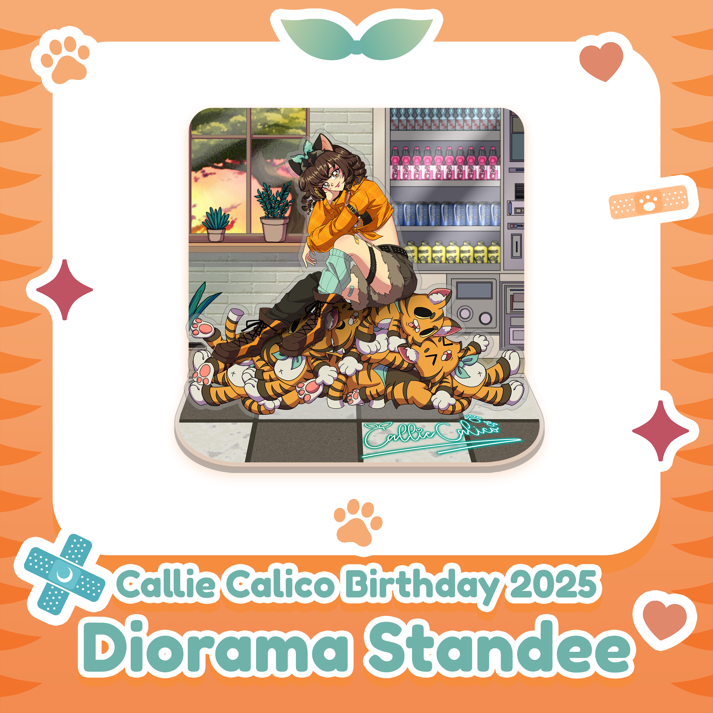Callie Calico : Acrylic Standee – Kawa Entertainment