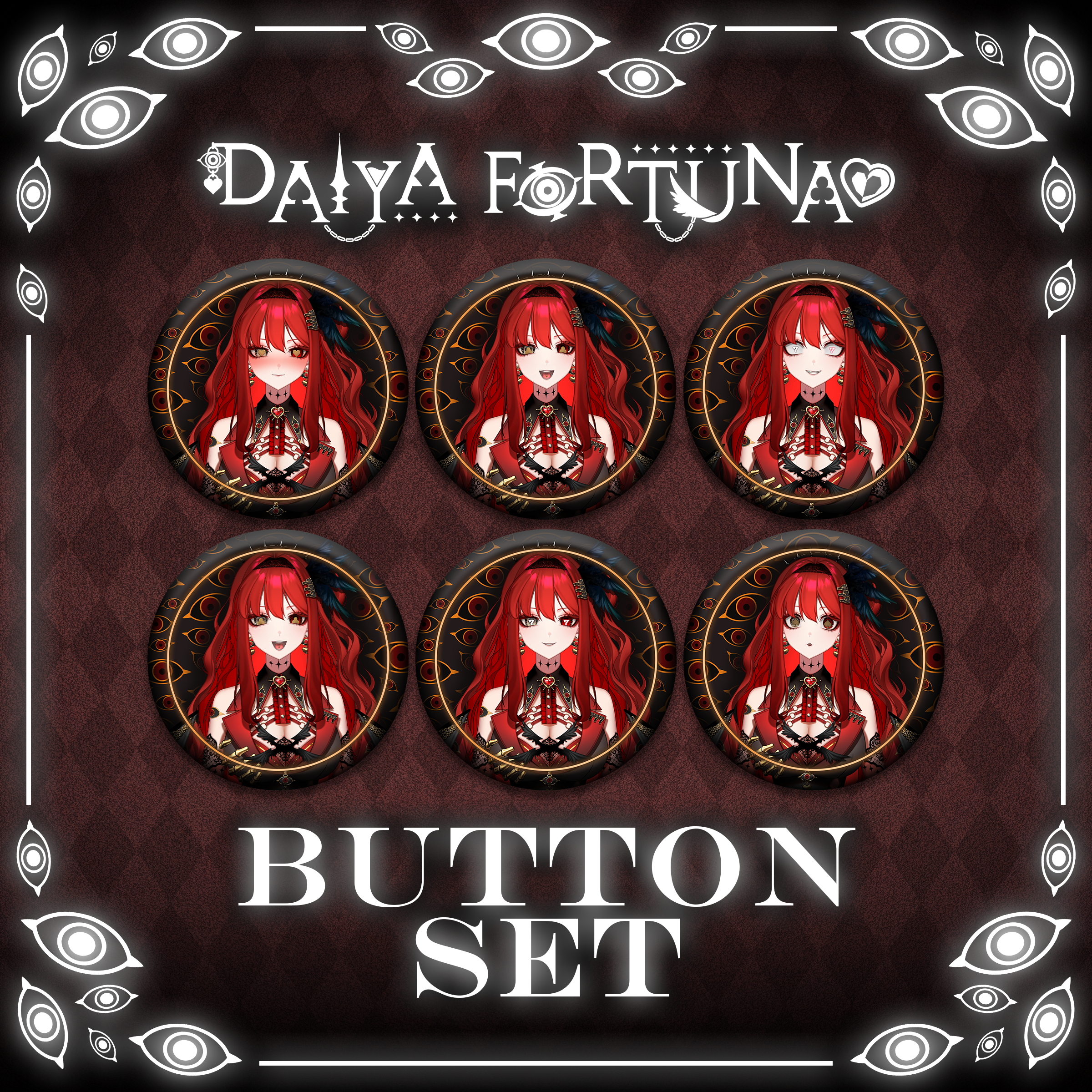 Daiya Fortuna : Button Set – Kawa Entertainment