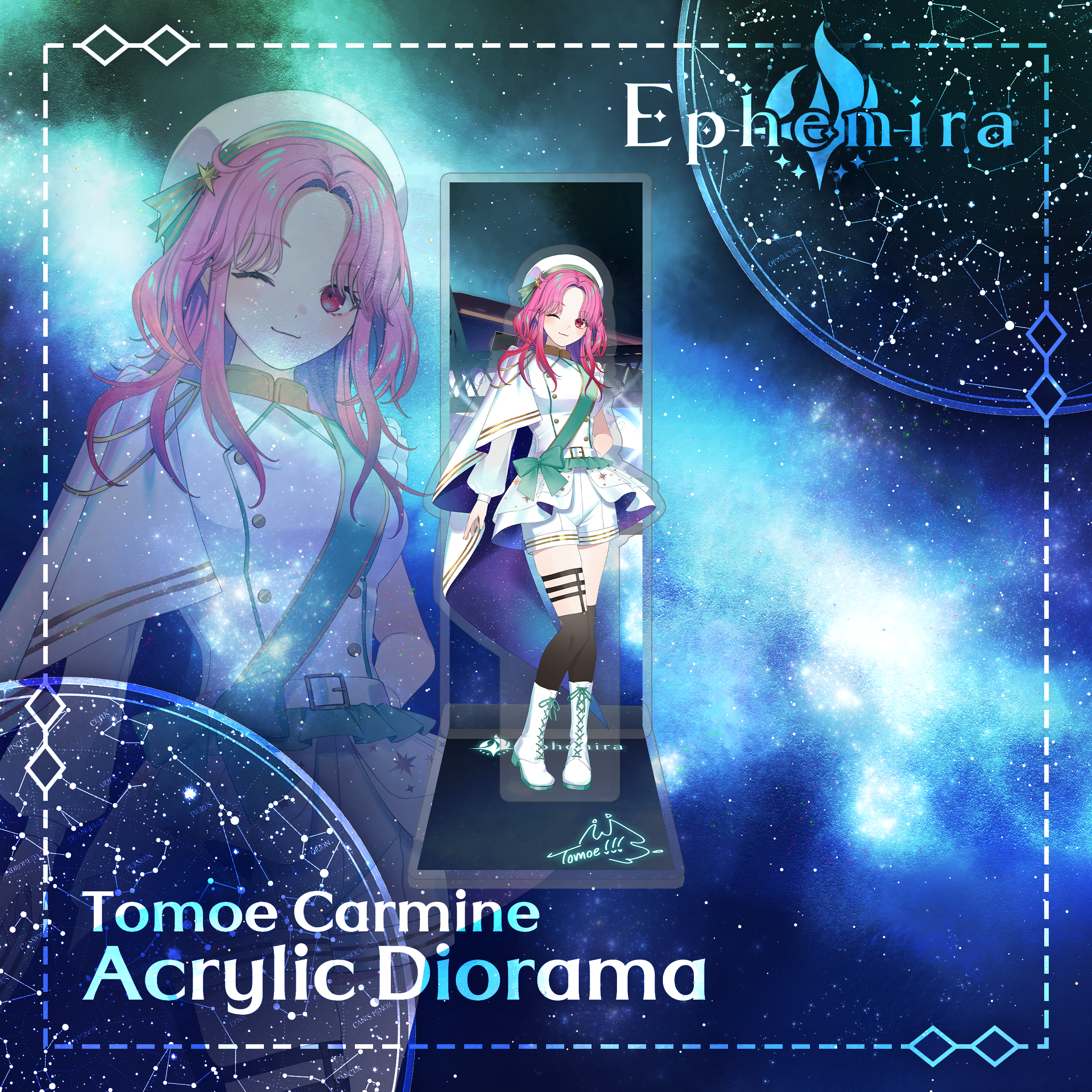 Tomoe Carmine : Acrylic Diorama – Kawa Entertainment