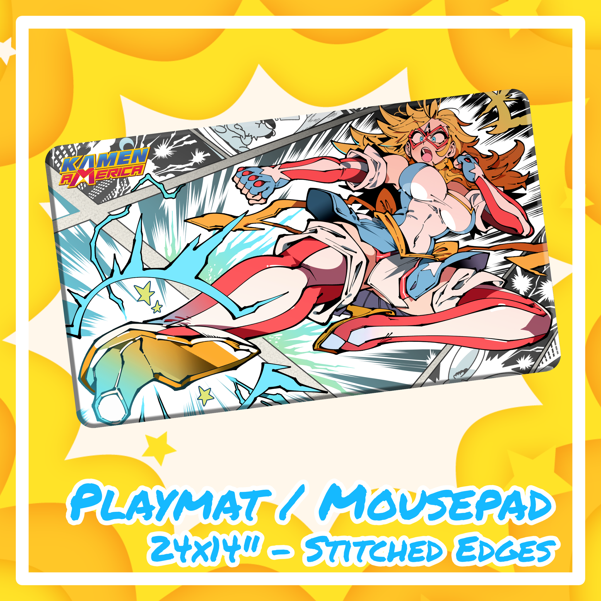 Kamen America : Playmat / Mousepad – Kawa Entertainment