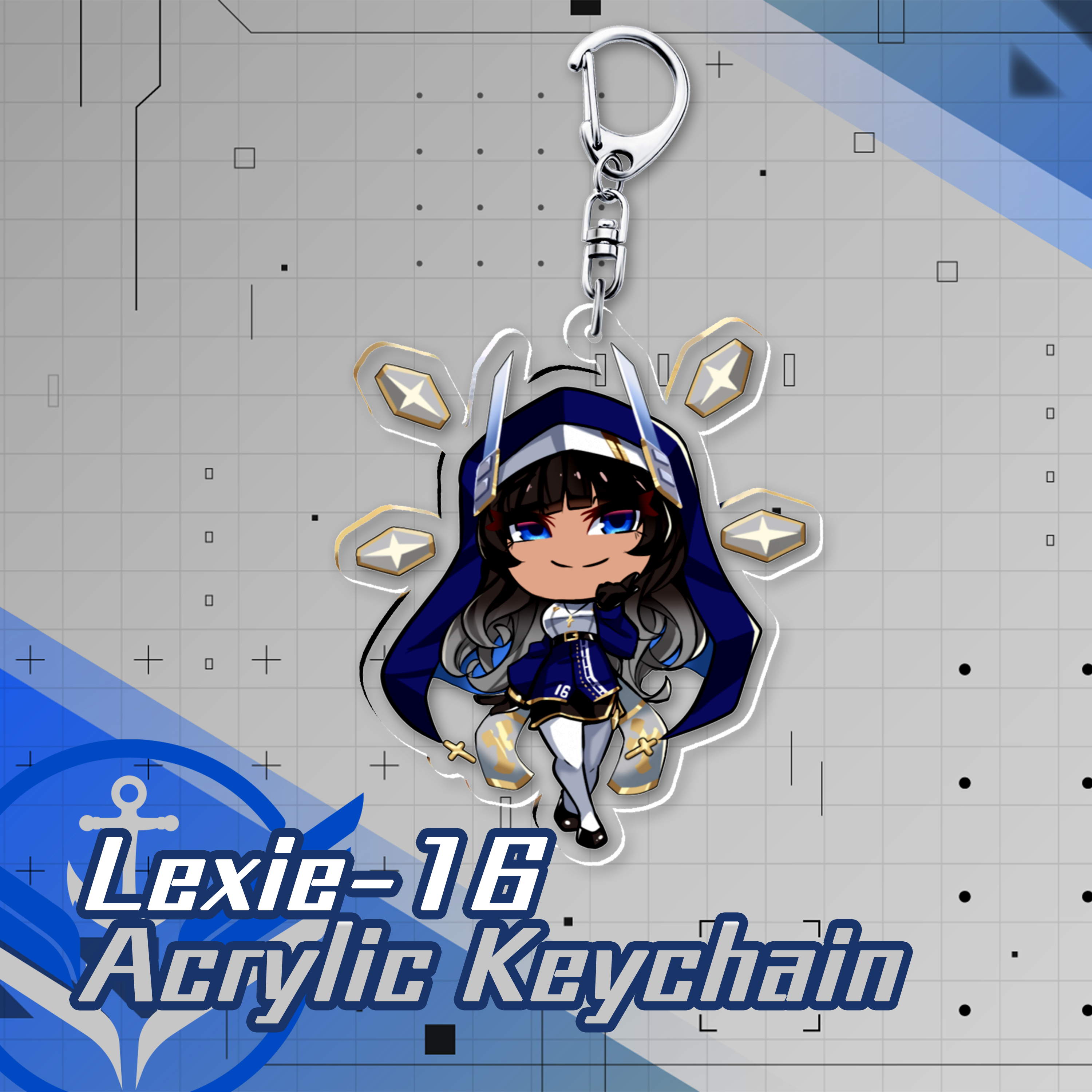 VFleet Project : Lexie-16 Acrylic Keychain – Kawa Entertainment