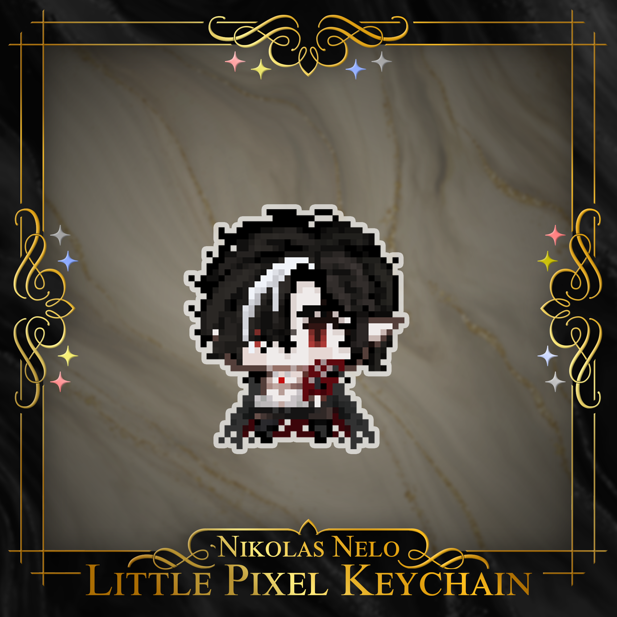 Nikolas Nelo : Little Pixel Keychain – Kawa Entertainment