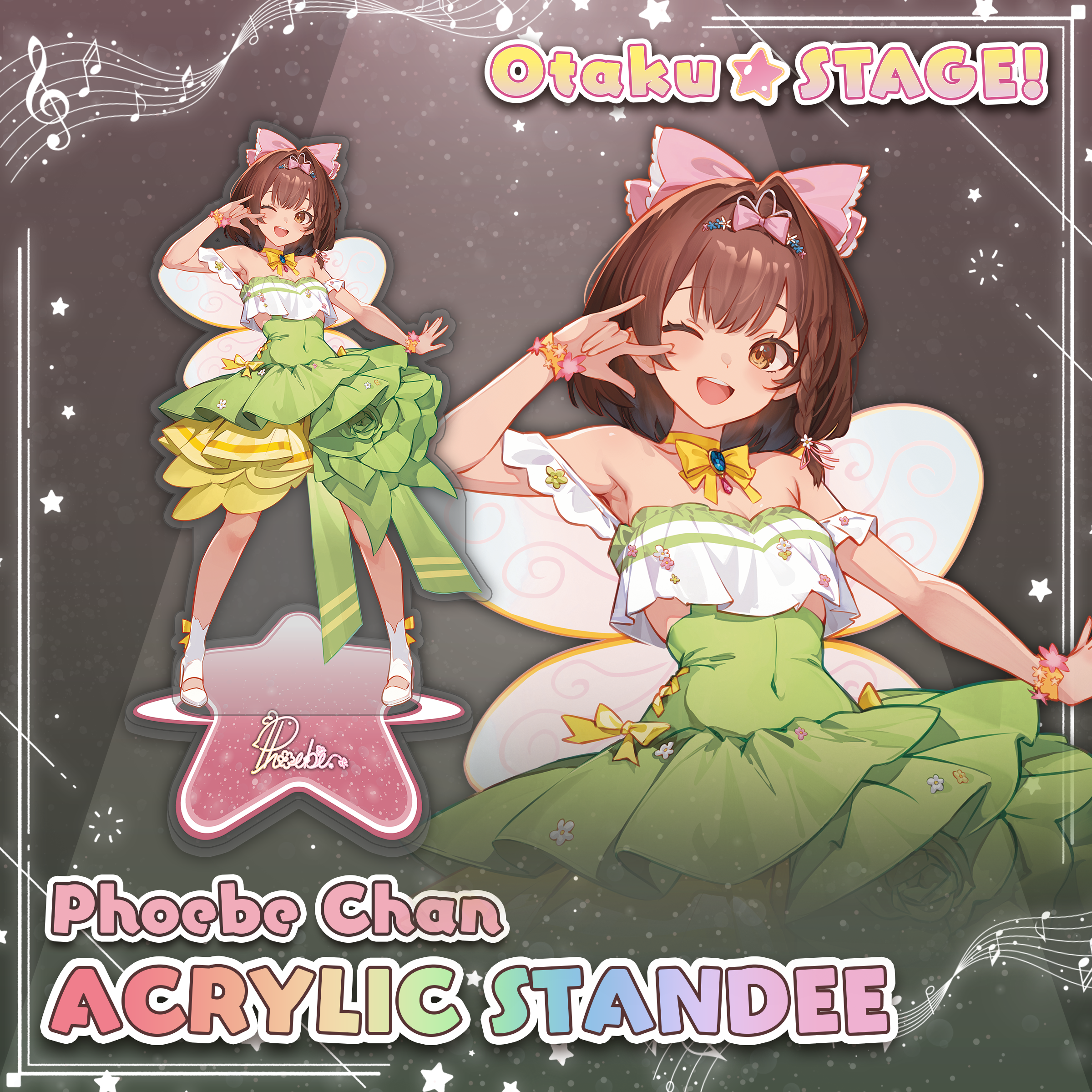 Phoebe Chan : Otaku Stage Acrylic Standee – Kawa Entertainment