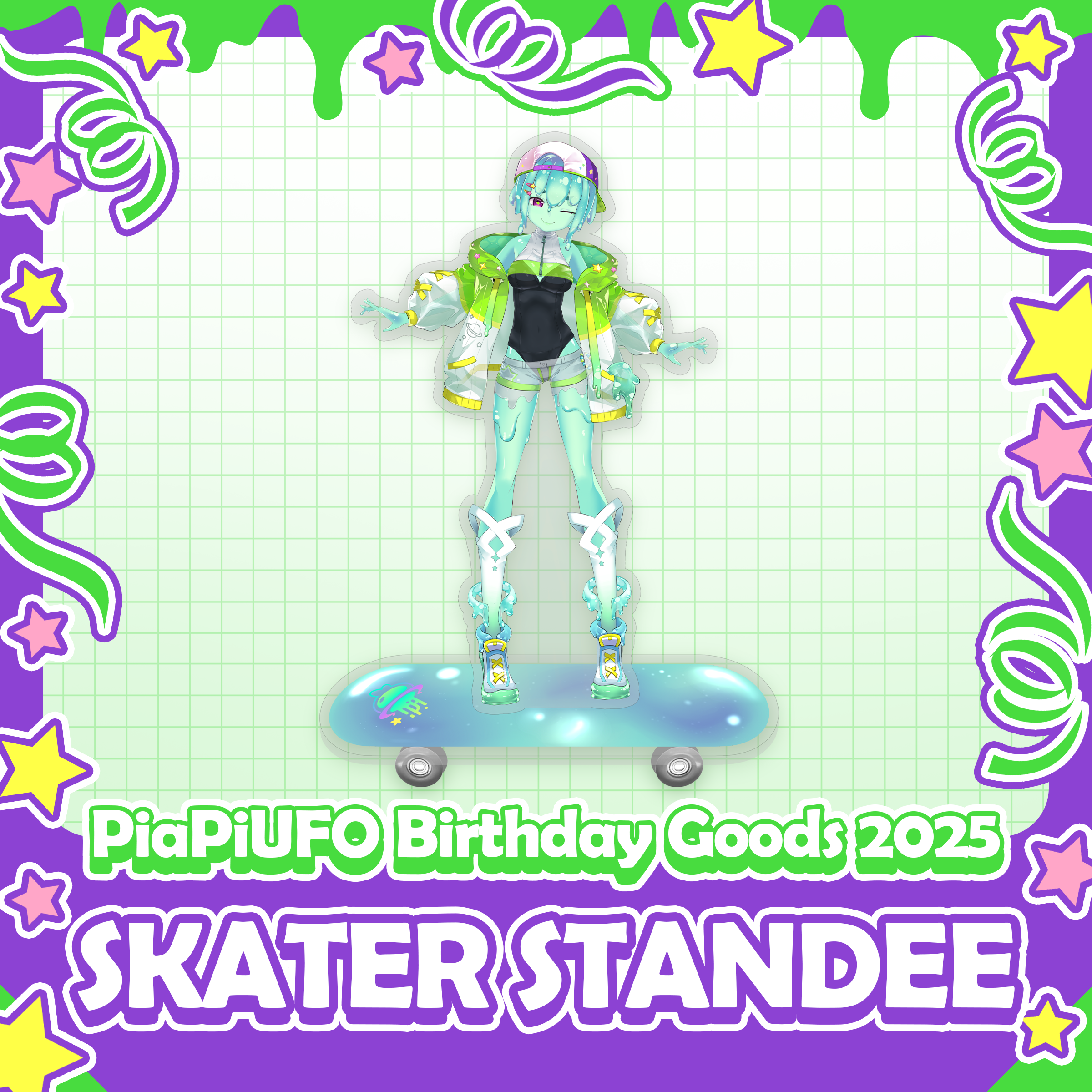 PiaPi UFO : Sk8er Slime Standee – Kawa Entertainment