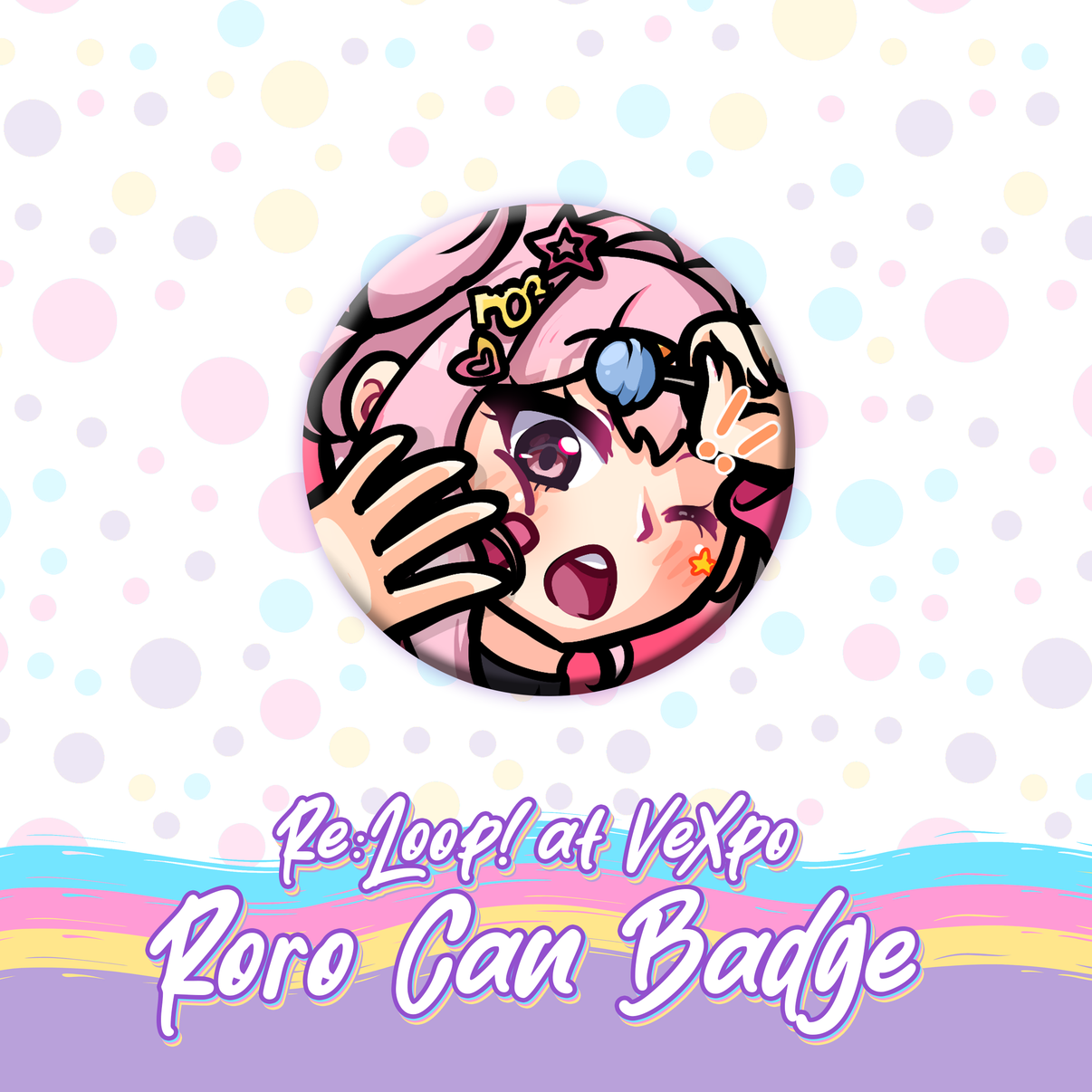 Hirano Kokoro : Re:Loop! Can Badge – Kawa Entertainment