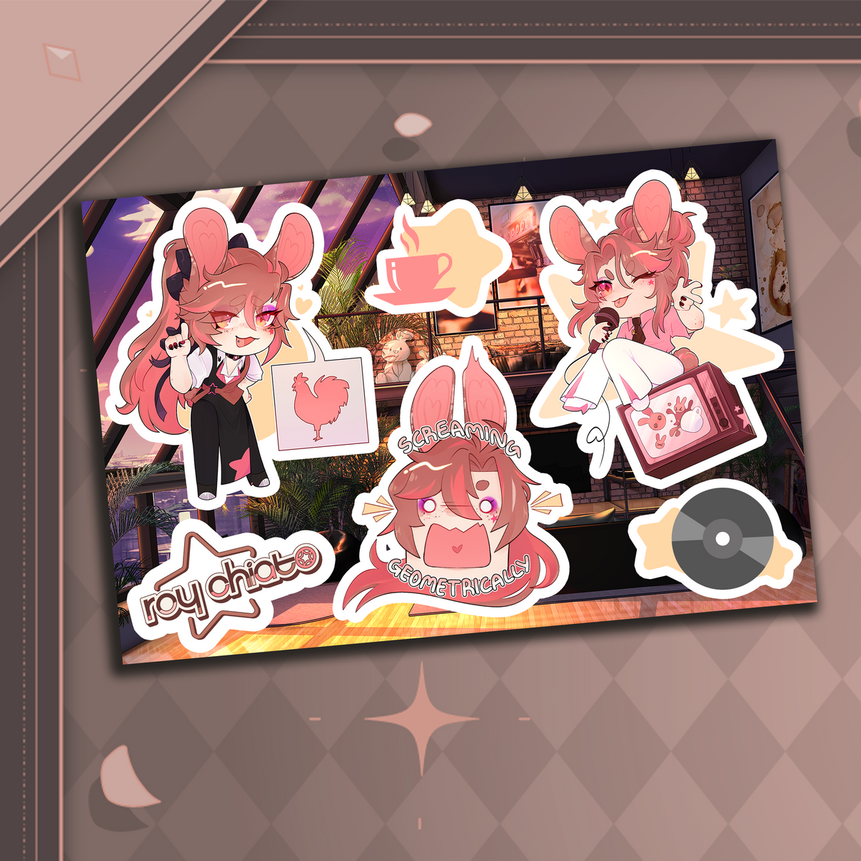 Roy Chiato : Sticker Sheet – Kawa Entertainment