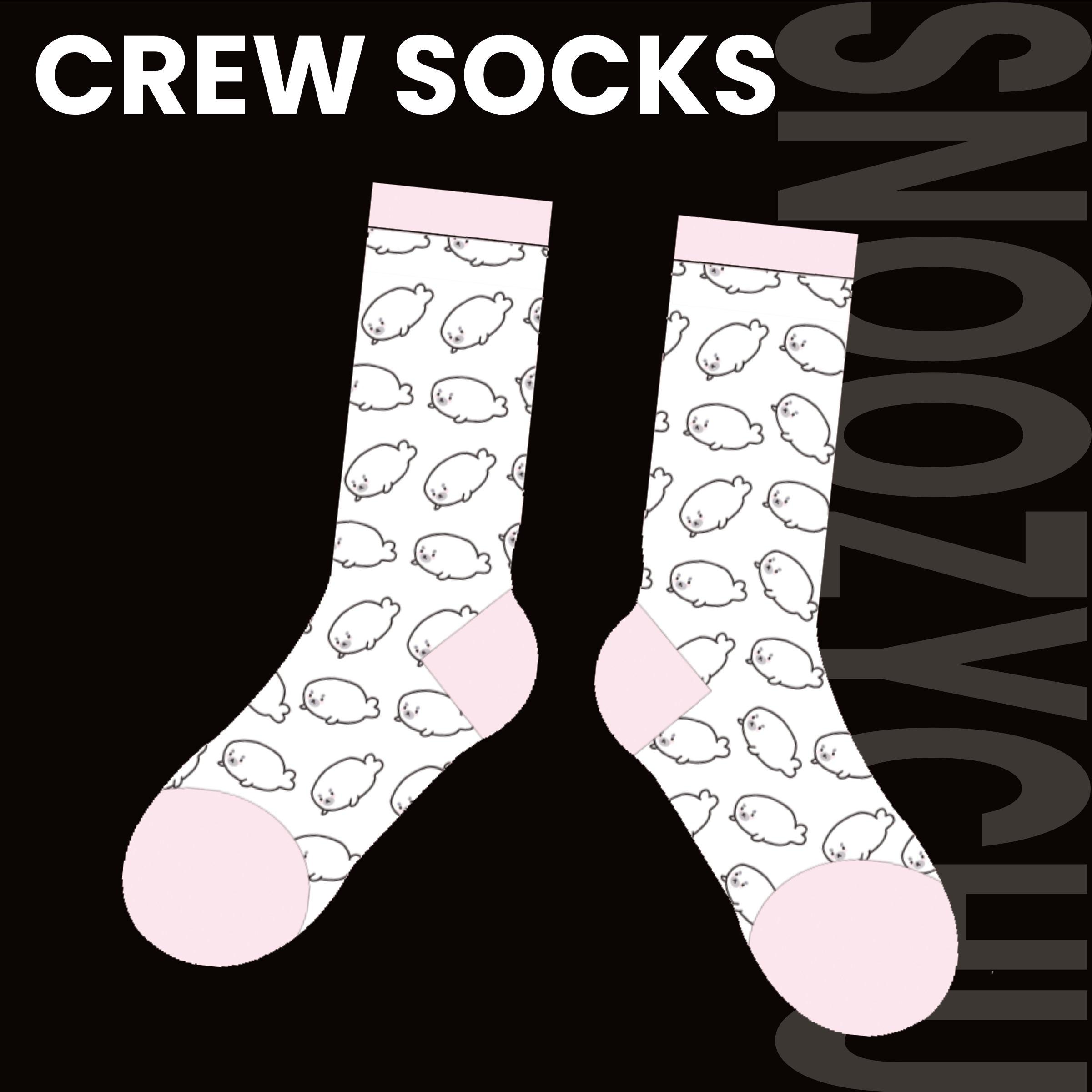 Snoozychu : Crew Socks – Kawa Entertainment