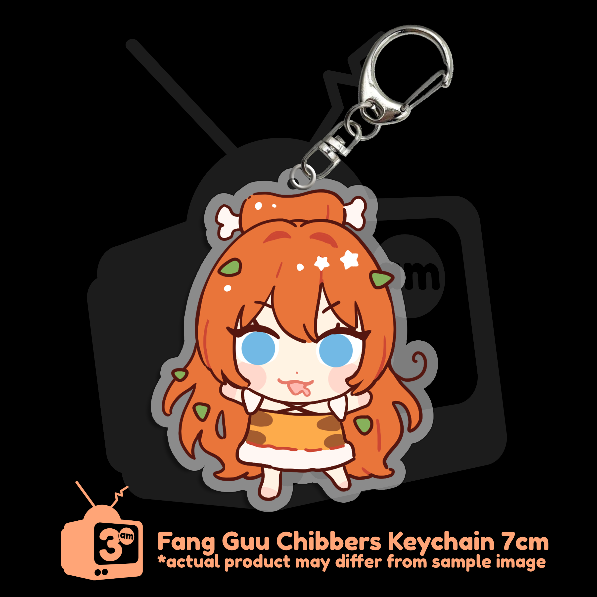 3AM : Fang Guu Chibbers Keychain – Kawa Entertainment