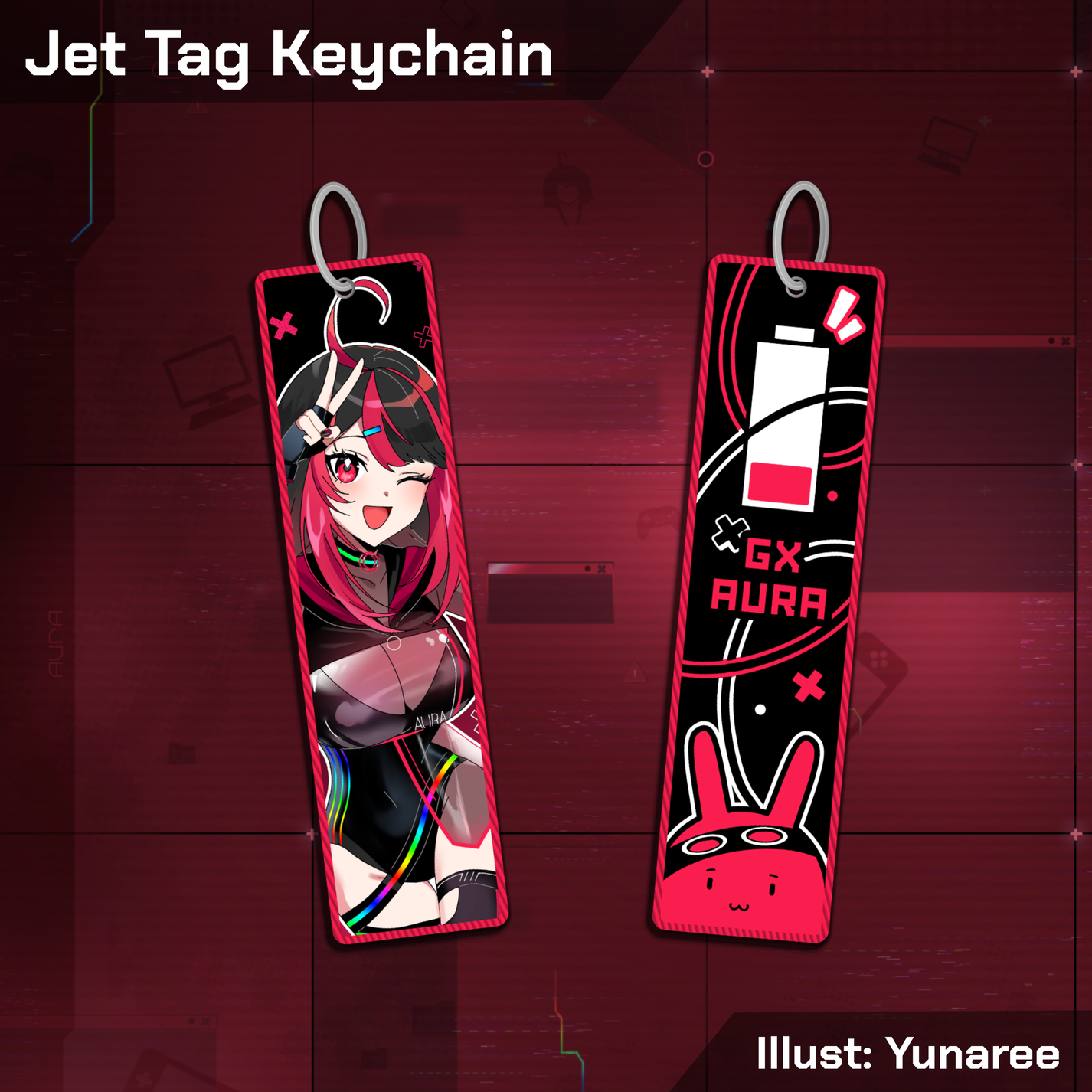GX Aura : Jet Tag Keychain – Kawa Entertainment