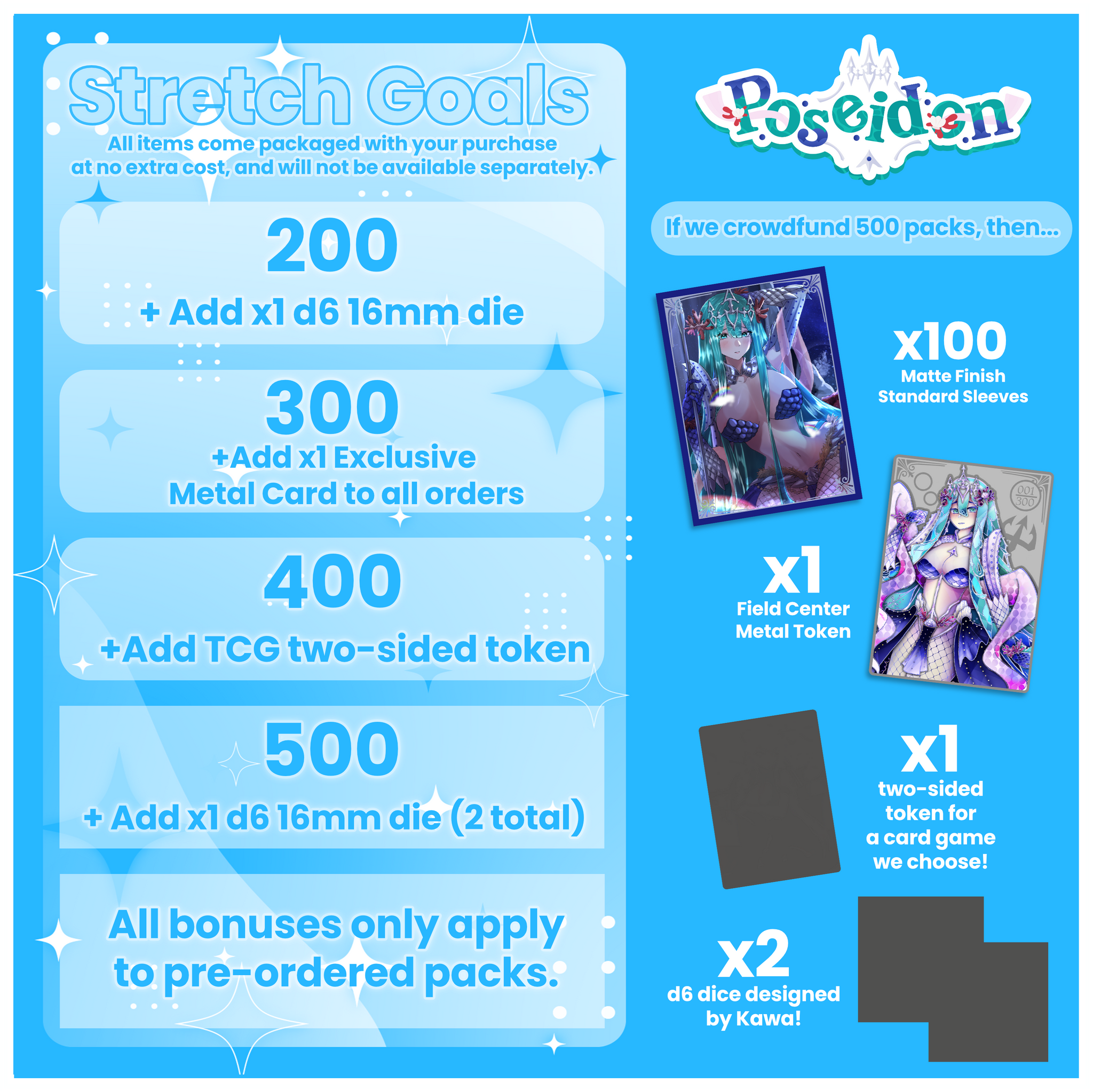 Poseidon : Card Sleeves – Kawa Entertainment