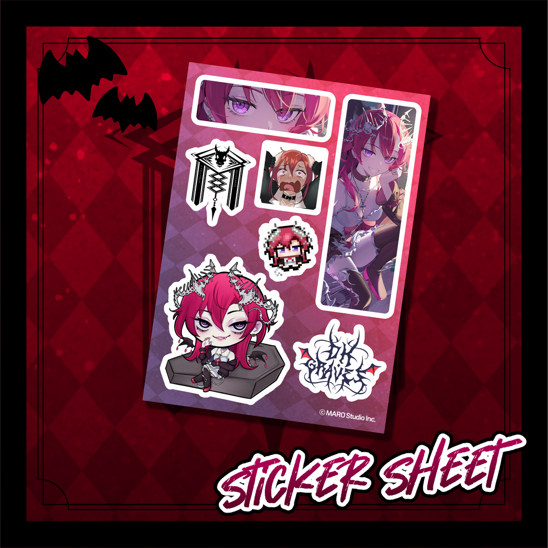 D.K Graves : Sticker Sheet – Kawa Entertainment